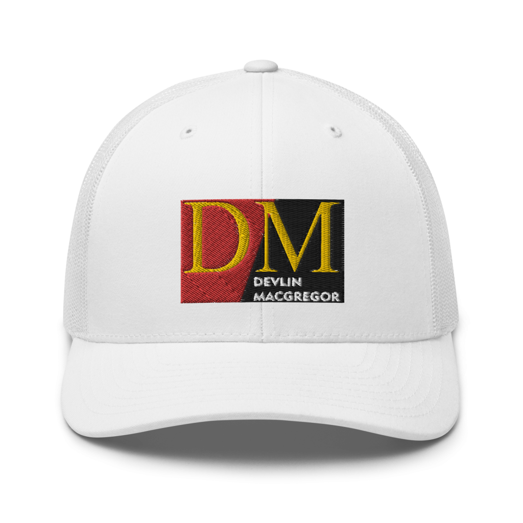 Devlin Macgregor Logo Trucker Cap (Black or White) – Devlin Macgregor Pharmaceuticals